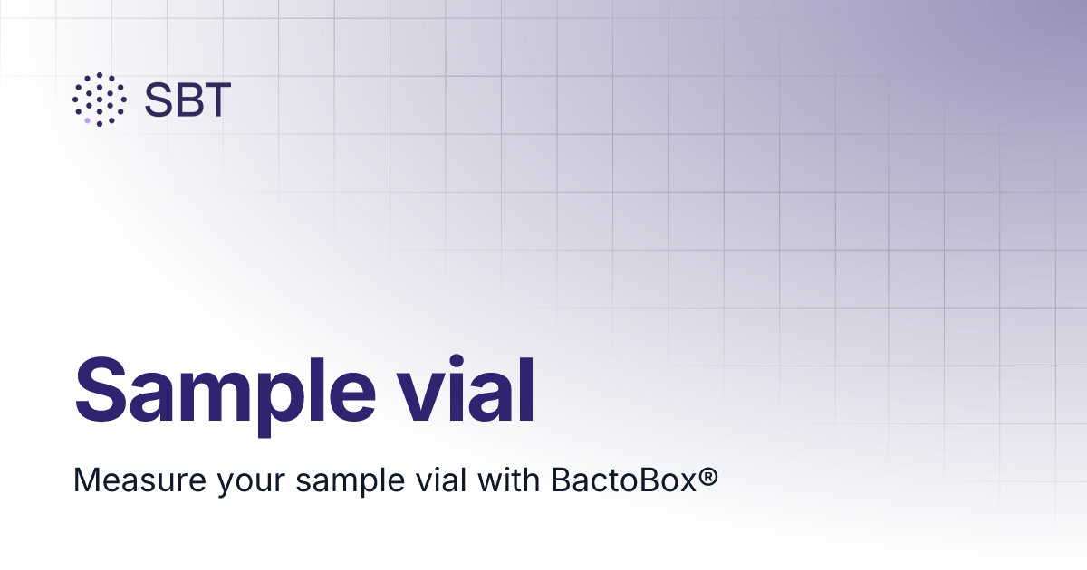 Sample vial | SBT